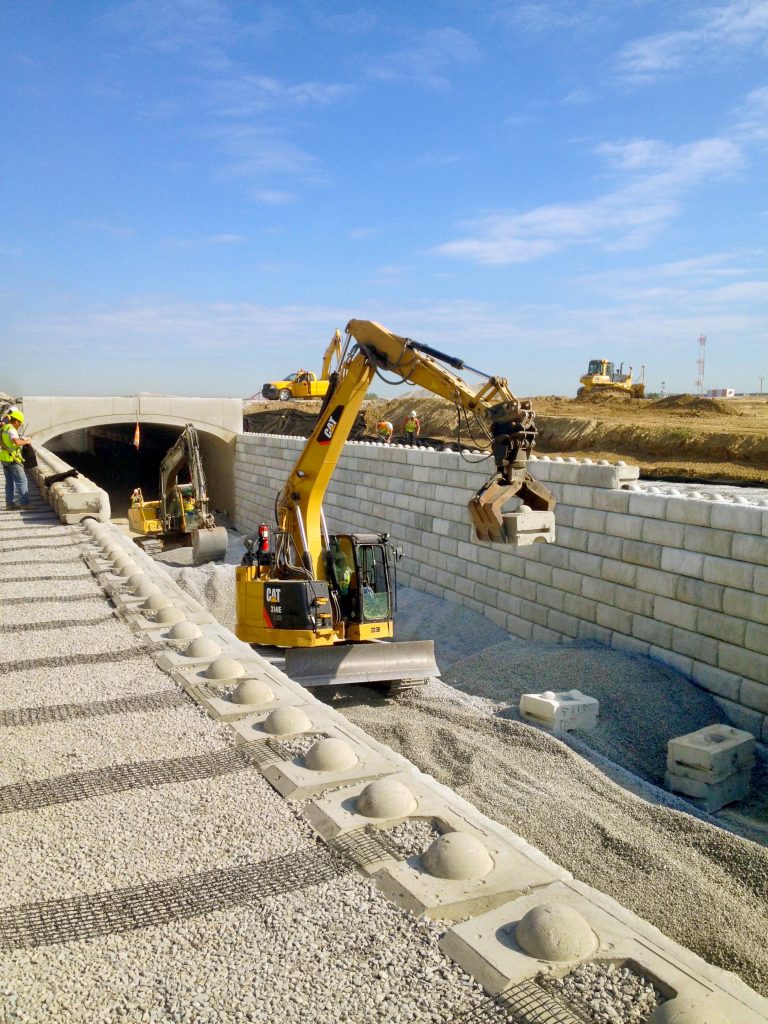Redi-Rock Install - Wilbert Precast Inc.